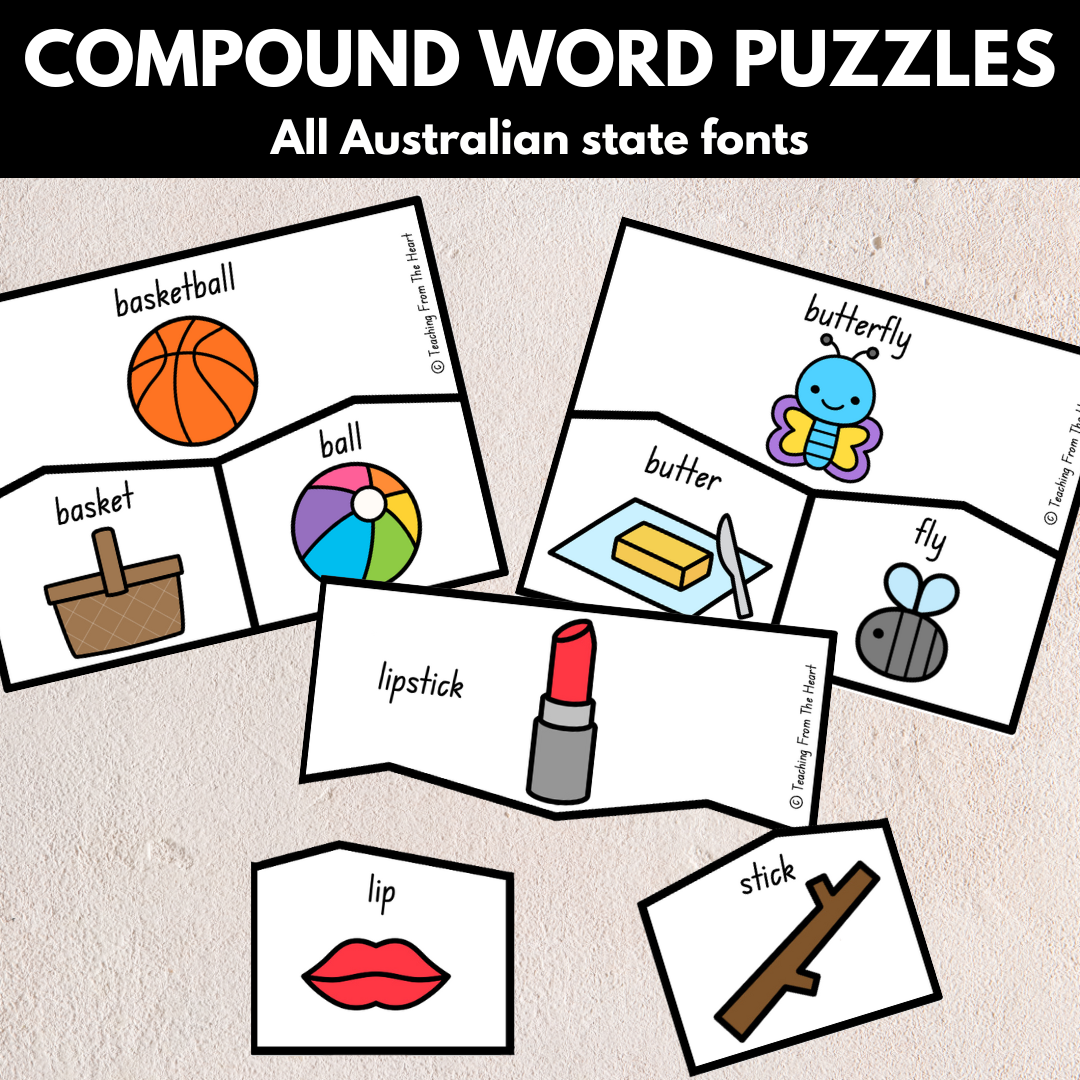 Compound Word Puzzles – Teaching From The Heart