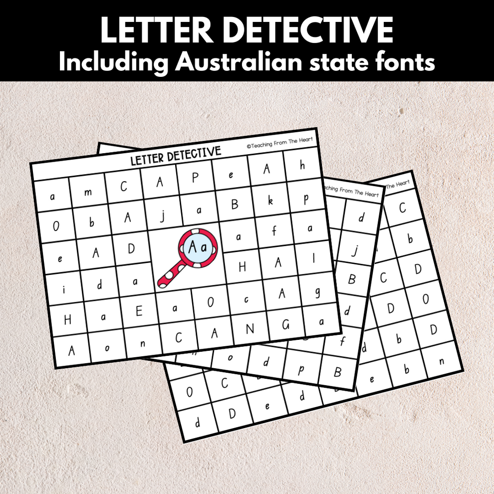 Letter Detective – Teaching From The Heart