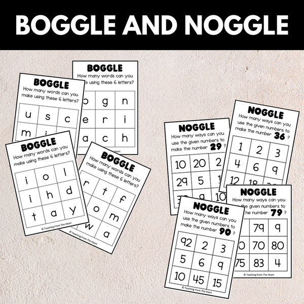 Boggle and Noggle – Teaching From The Heart