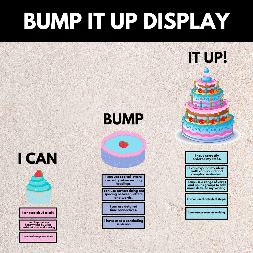 Bump It Up Display – Teaching From The Heart