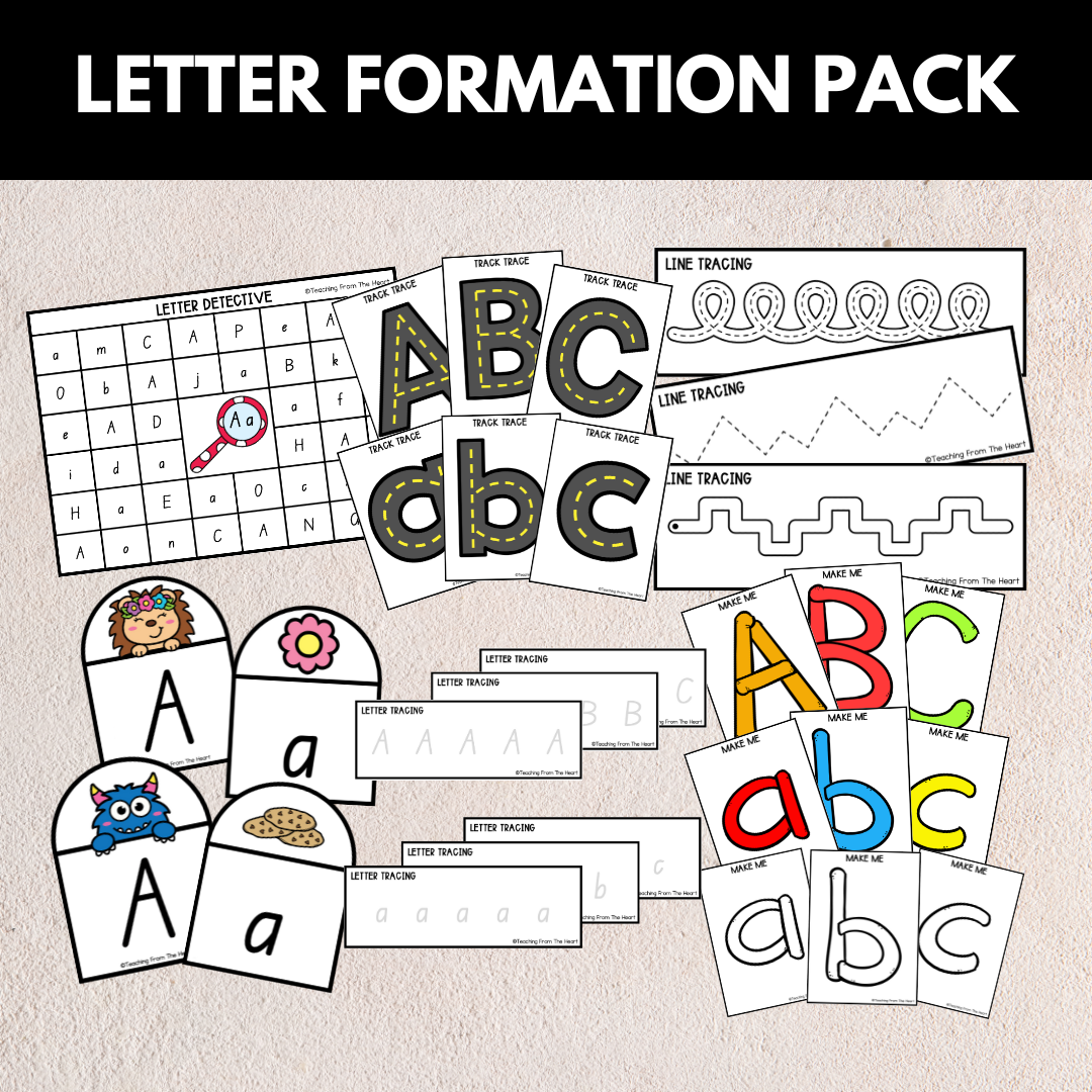Letter Formation Pack – Teaching From The Heart
